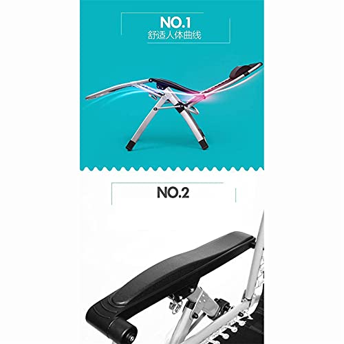 MAYABI Zero Gravity Lounge Chair, Relax Chair, Zero Reclining Reclining Outdoor Lounge Chairs, Relaxing Chairs for Camping Patio Deck Lounge Chair