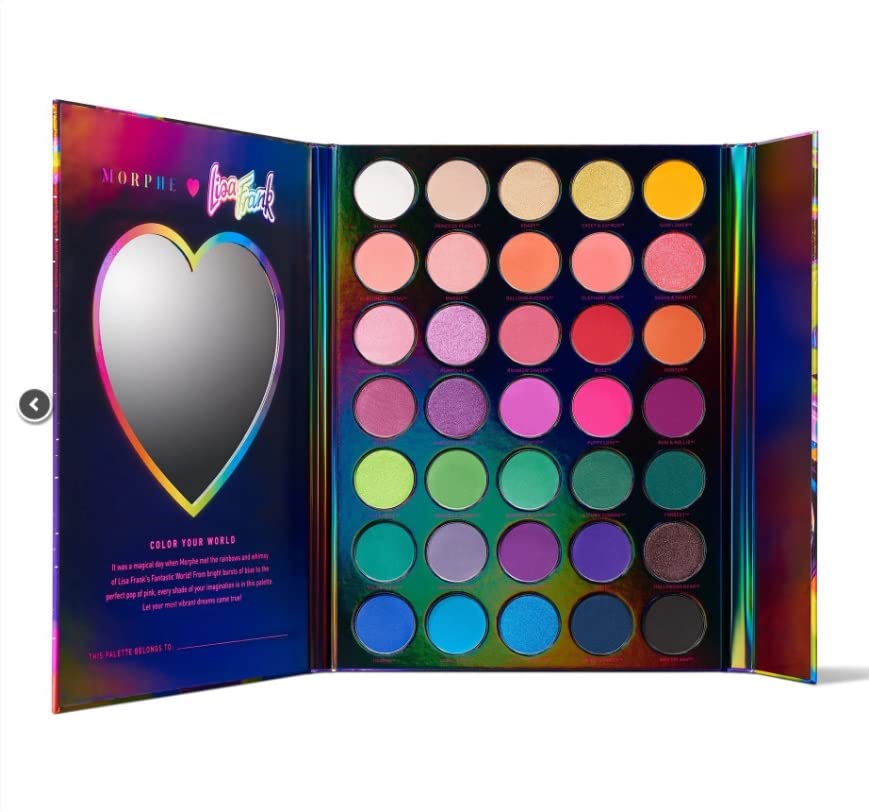 FVLFIL Alitaver Lisa Frank 35B Artistry Eyeshadow Palette - Prancing Unis