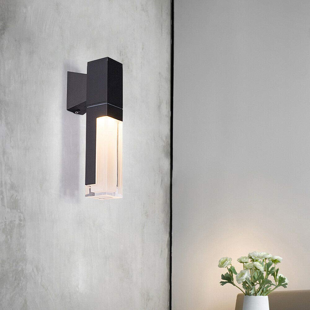 DYRABREST COB LED Wall Light Wall Sconce Lamp 10W Outdoor Modern Wall Light Fixture Home Decor 1000LM for Porch Patio Garden Bedroom