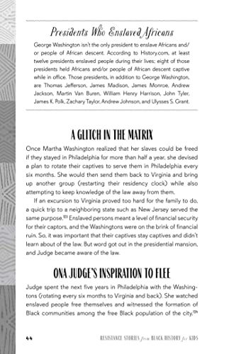 Resistance Stories from Black History for Kids: Inspiring People and Events That Every Kid Should Know (Includes Stories about Rosa Parks, the Black ... Junior's "I Have a Dream" Speech, and More)