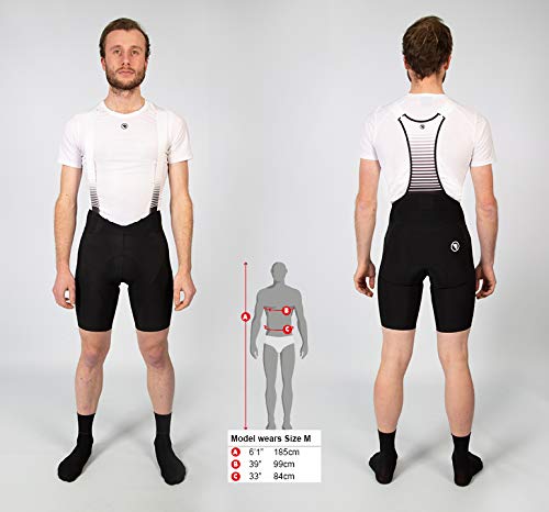 Endura Men's Pro SL Cycling Bibshort Medium Pad Black, Large