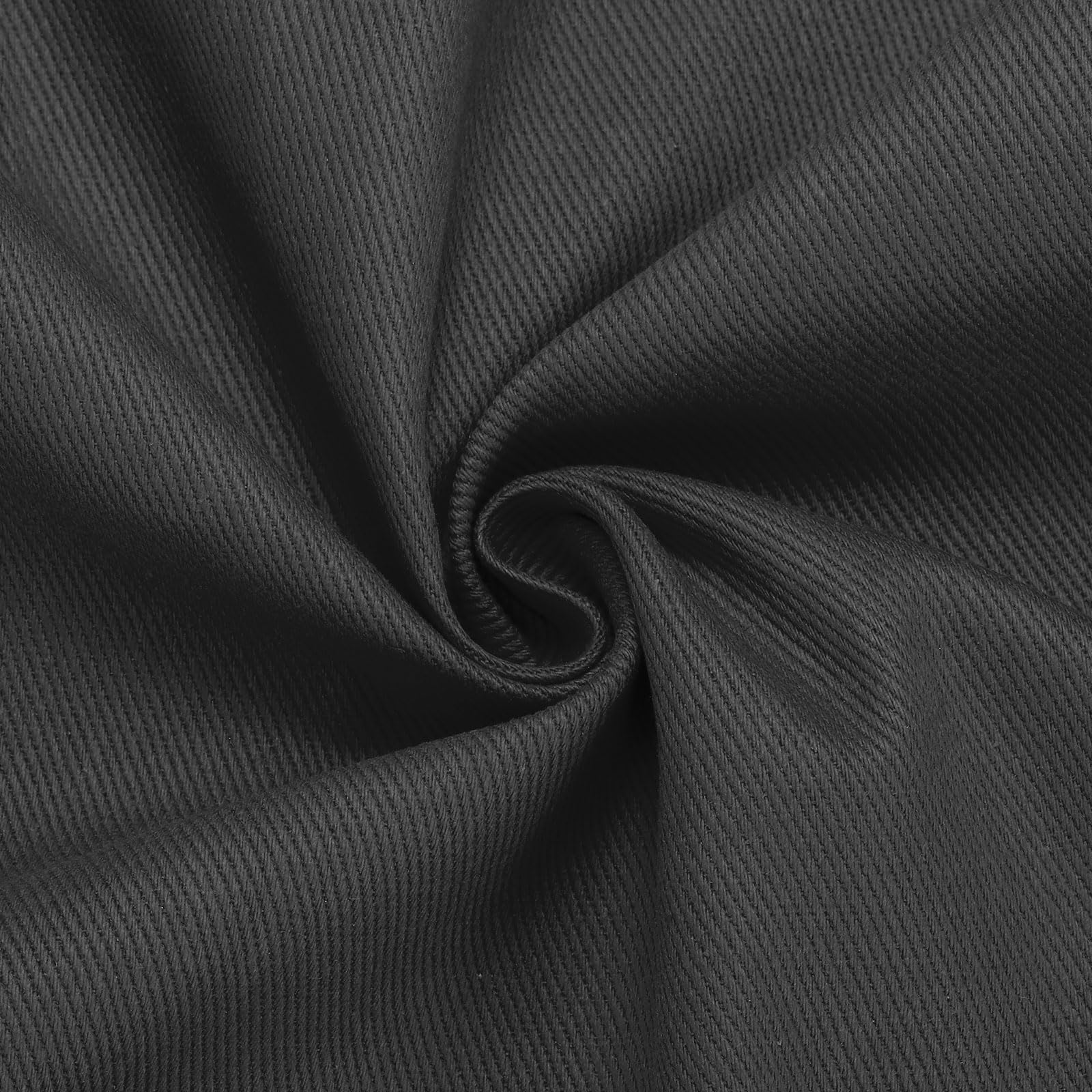 MECCANIXITY 12OZ Denim Fabric, 59 Inch Cotton Denim Material 2 Yard by The Yard for Sewing Quilting Clothes Fabric DIY Craft, Black