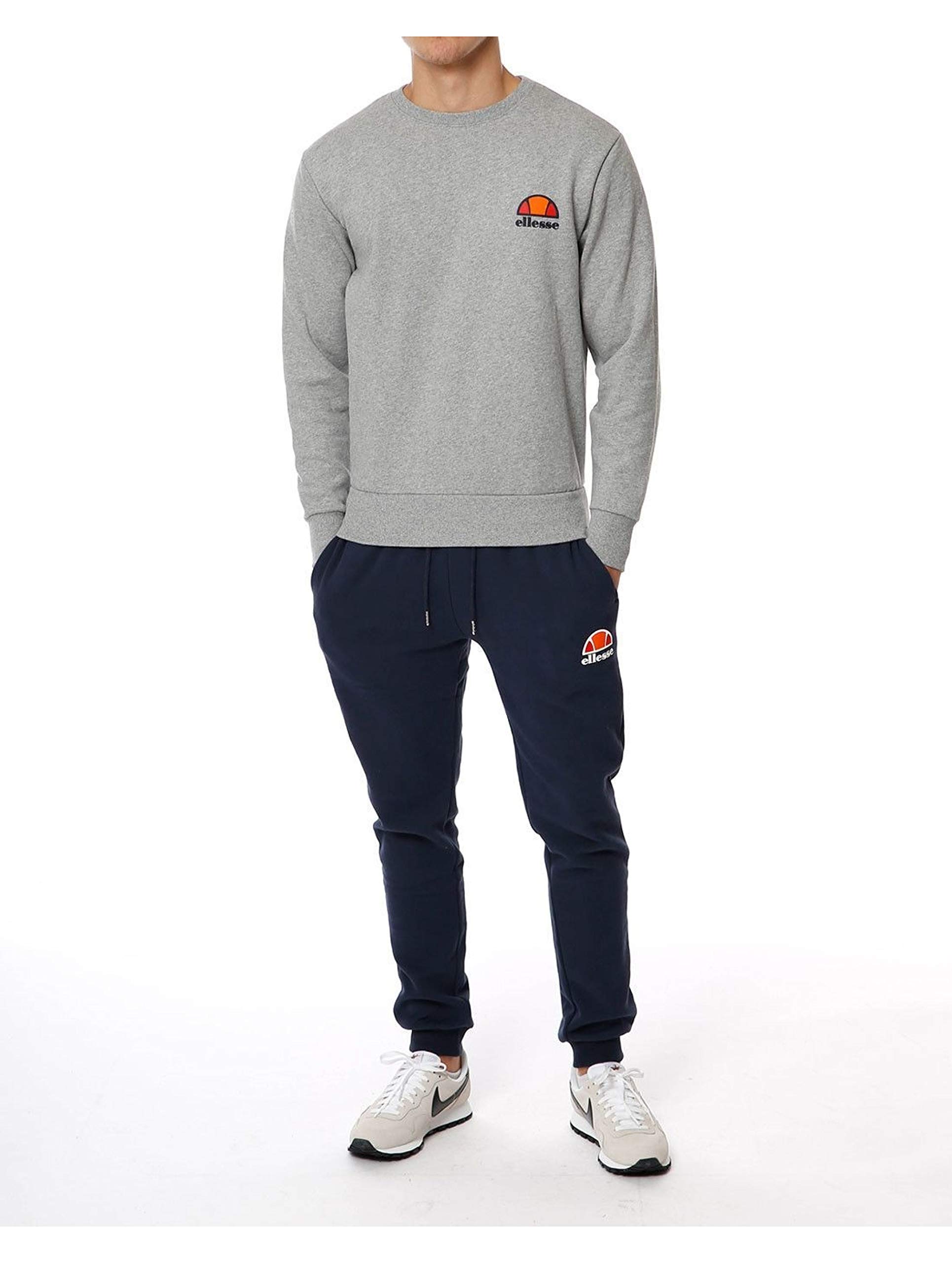 ELLESSE Diveria Crew Neck Sweatshirt | Marl Grey XLarge 42" Chest Marl Grey