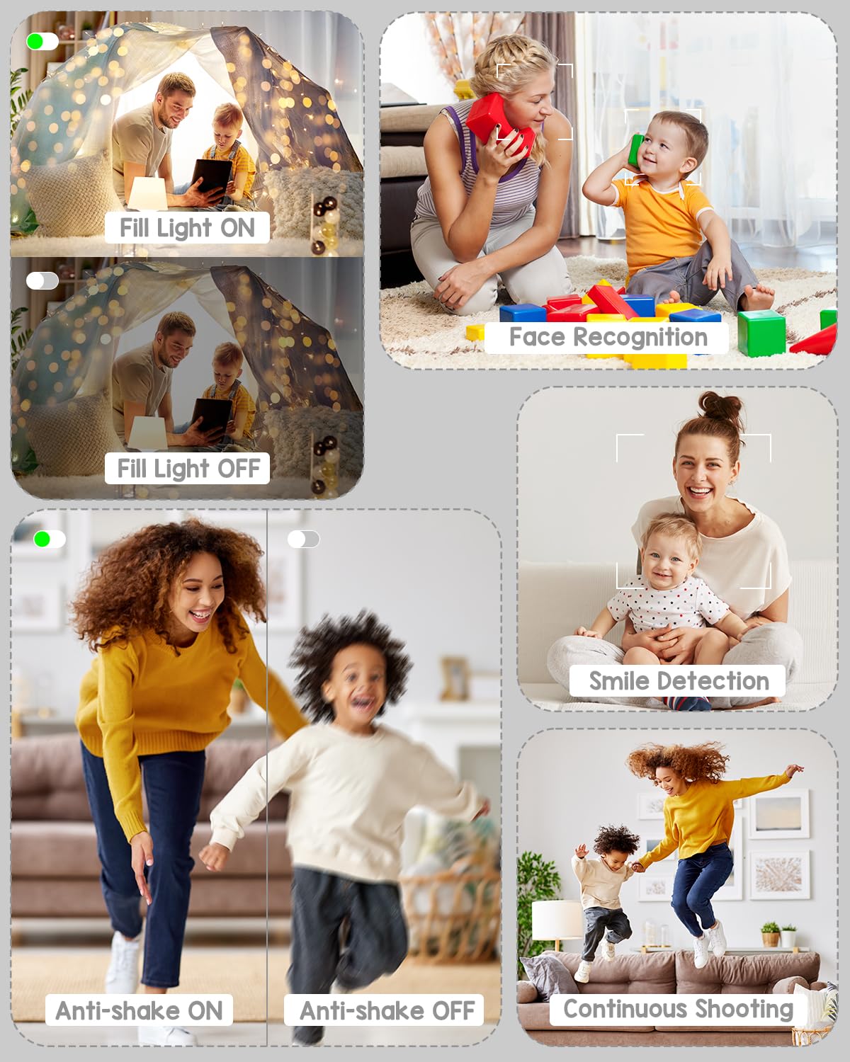 Digital Camera, FHD 1080P Kids Camera with 32GB SD Card 44MP Point and Shoot Camera with 16X Digital Zoom, Compact Portable Small Digital Camera for Teens Students Kids Girls Boys Beginner-Black