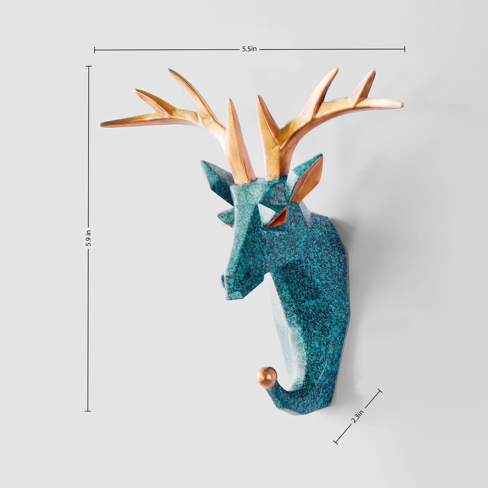 SereDy Key Hook for Wall Decor Living Room, Animal Cute Key Hook Decorative Wall Sculptures with Hooks for Hanging, Room Decor Aesthetic, Key Holder Wall Mount