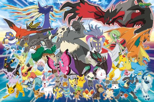 ensky Pokemon XY Kalos Region Pokemon Jigsaw Puzzle (500-Piece), Large