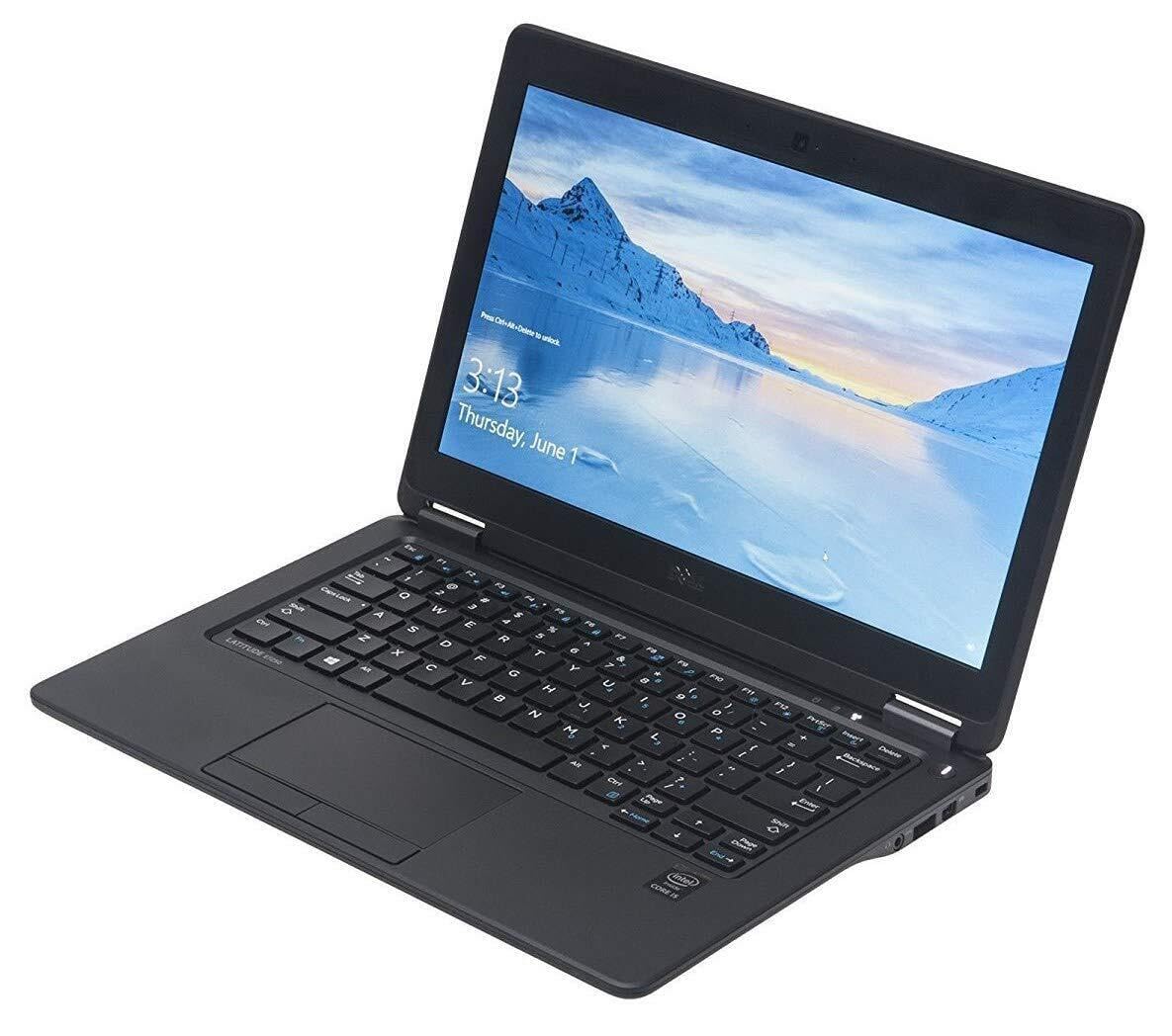DELL Latitude E7250 12.5in Laptop, Intel Core i5-5300U 2.3GHz, 8GB Ram, 256GB Solid State Drive, Windows 10 Pro 64bit (Renewed)