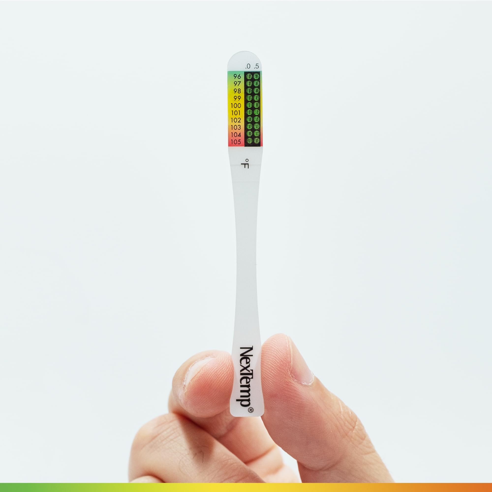 NexTempÂź Go Oral Disposable Thermometers, Accurate Fast Read Temperature Thermometer in 10 Seconds, Hygienic, Use Anytime Anywhere for Adults, Kids, Travel, Home or First Aid Kit, 12 Pack