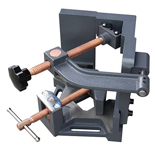 KAKA INDUSTRIAL AC-100H 3 Axis Welders Clamp, Heavy Duty Cast Iron Angle Clamp