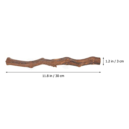 LUOZZY Bearded Dragon Accessory Wooden Tree Branch Reptile Tree Branch Lizard Reptile Toy for Small Pet
