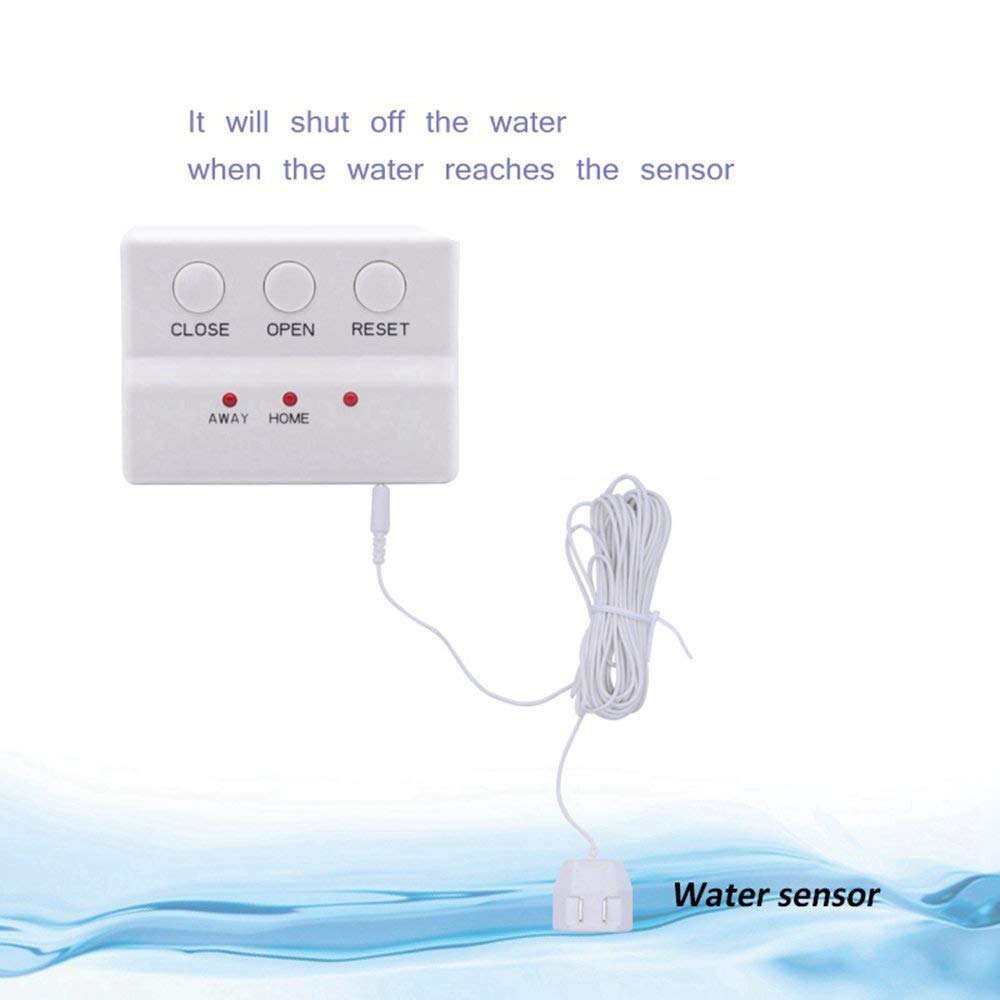 E-SDS Water Leak Detector with Shutoff Valve,Sensors and Sounds Alarm,Automatic Water Leak Shut Off Valve System,for Pipes 3/4 NPT,Flood Prevention for Laundry,Water Heaters and More