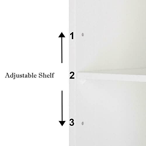 MAXCBD Nightstand Bedside Table Drawer Cabinet 4 Drawer Single Door Bathroom Dresser Shelf Cabinet Storage Furniture White Bathroom Storage Cabinet Storage Tower Dresser