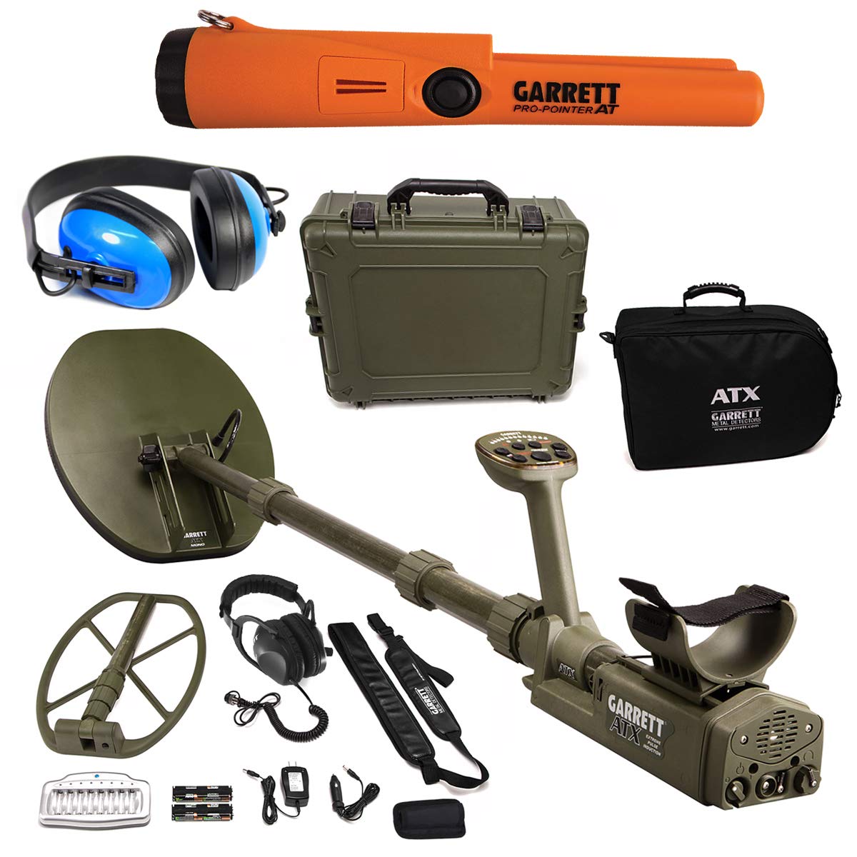 Garrett Hobby ATX Deepseeker Detector,2 Coils,Pro Pointer at,Waterproof Headphones