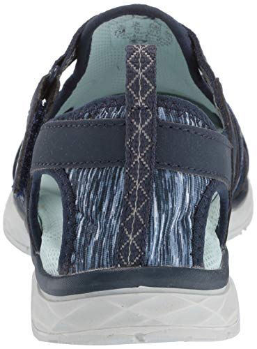 Dr. Scholl's Shoes Women's Andrews Fisherman Sandal, Navy Nubuck/Fabric, 8.5 M US