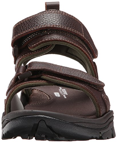 Rockport Men's Rocklake Flat Sandal, Brown/Brown, 11.5 W US
