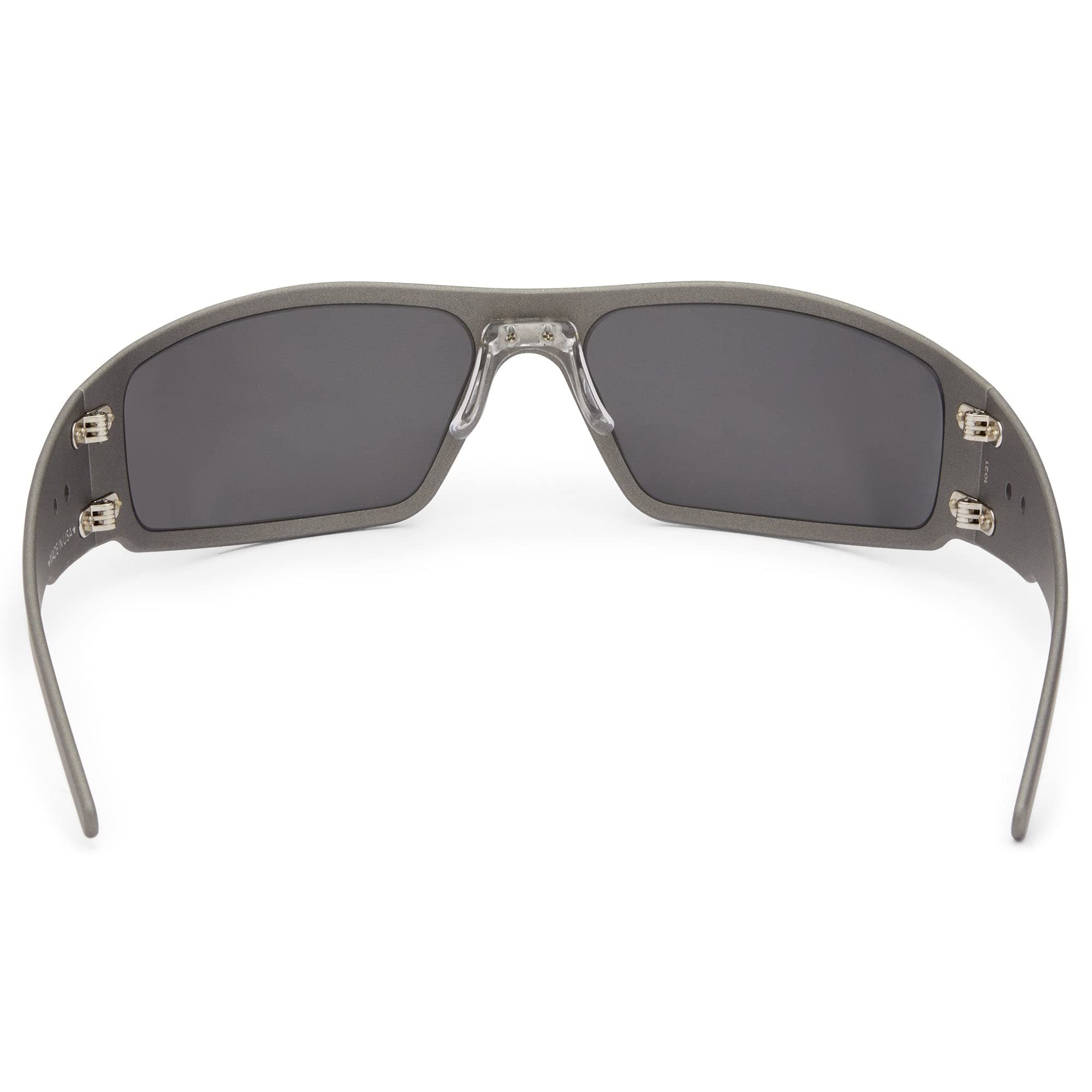 Gatorz Magnum Sunglass, Gun Metal Cerakote Frame, Black Logo, Smoke Polarized Lens - Made in the USA