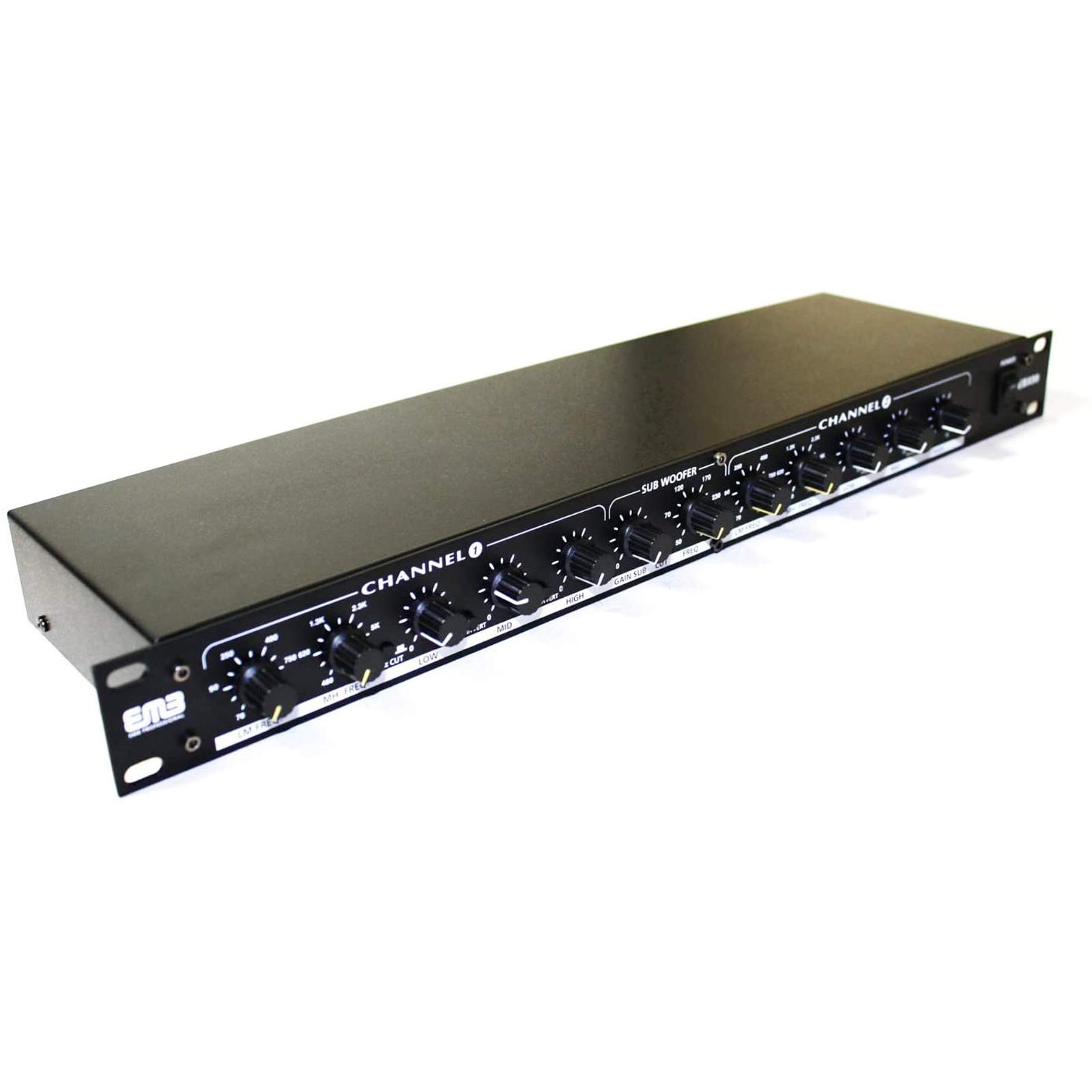 EMB Professional Sound System EBX99 Digital Crossover For Home/DJ Performance/Club/Studio/Stage/Show/Entertainment Frequency Response; 20Hz-25KHz. +0/-1dB