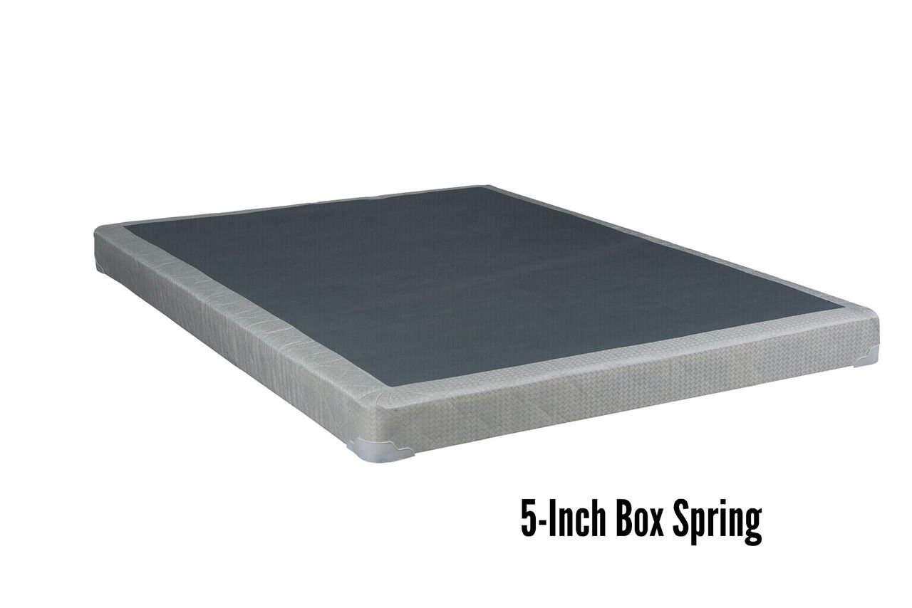 Spinal Solution 14-Inch Firm Double Sided Tight top Innerspring Mattress And 4" Wood Traditional Box Spring/Foundation Set, Good For The Back, No Assembly Required, Queen Size 79" x 59"
