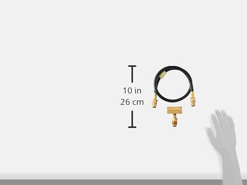 Mr. Heater F273737 2-Tank Hook-Up Kit with Tee and 30-Inch Hose Assembly with P.O.L. Male Ends,Multicolored,Regular