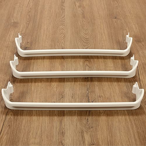 Replacement for 240534701(Middle) 240534901 Refrigerator Door Shelf Compatible with Frigidaire Kenmore Refrigerator Rack Bar Replacement for AP3214631 PS734936 948952 AP3214630 PS734935