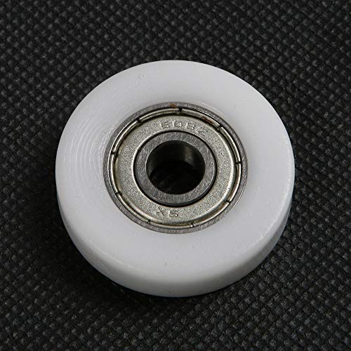 Replacement Part for M.C Carbon Steel And Nylon 1pcs 5x22x7mm 8x28/30/35mm Mini Bathroom Nylon Pulley Shield Bearings Wheel Roller - (Type: 002)