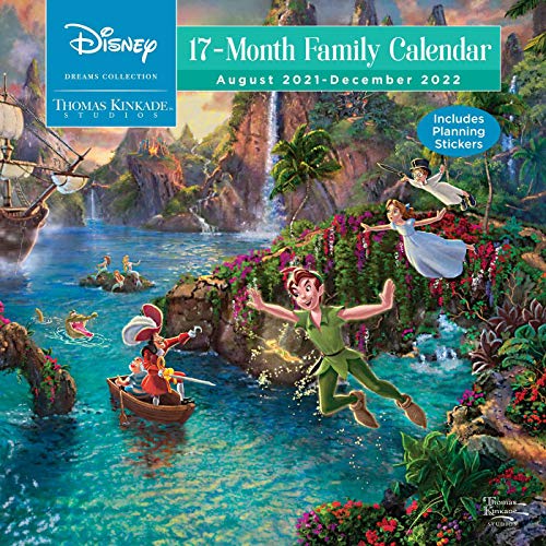Disney Dreams Collection by Thomas Kinkade Studios: 17-Month 2021â2022 Family Wall Calendar