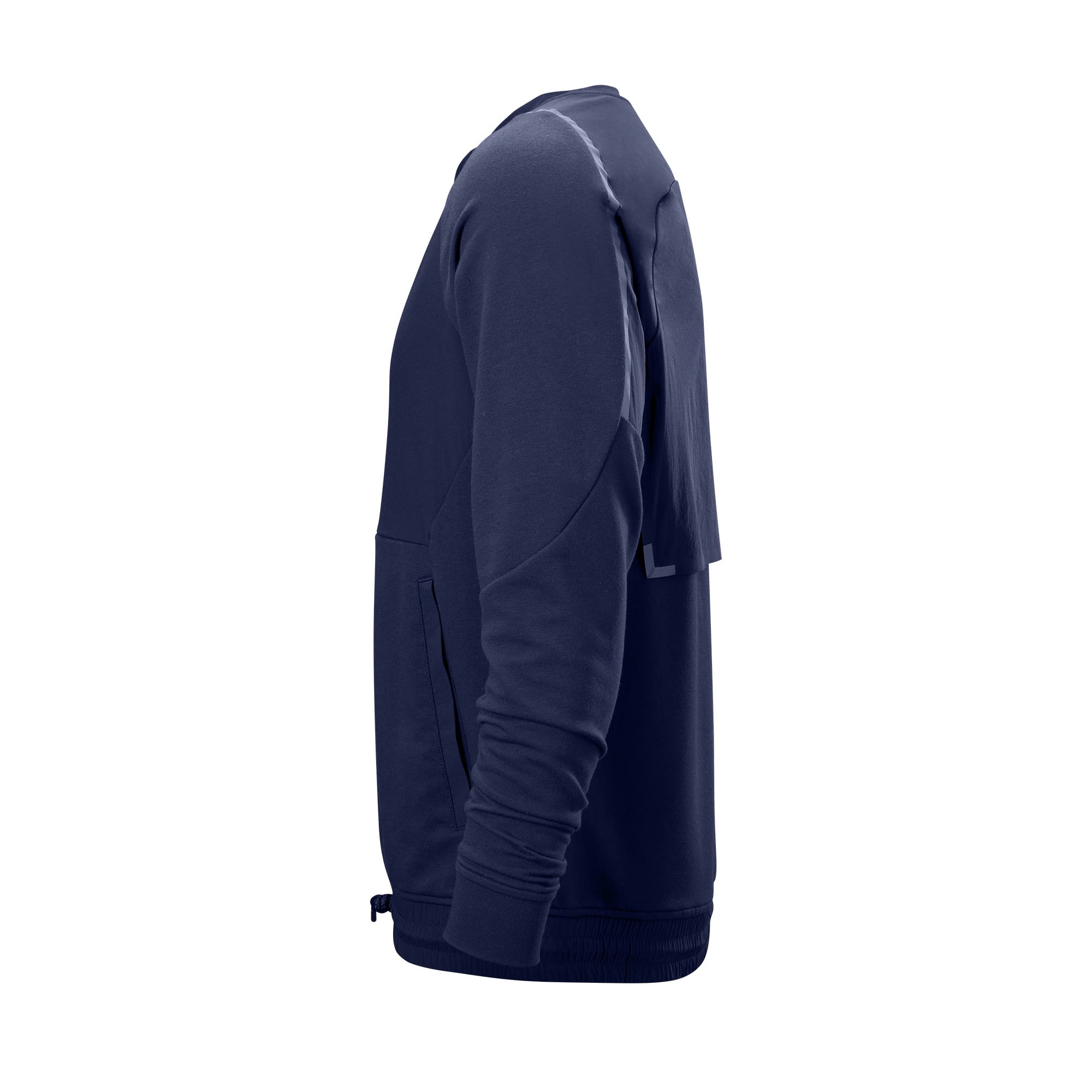 EvoShield Men's Hybrid Woven Pullover, Navy, Large