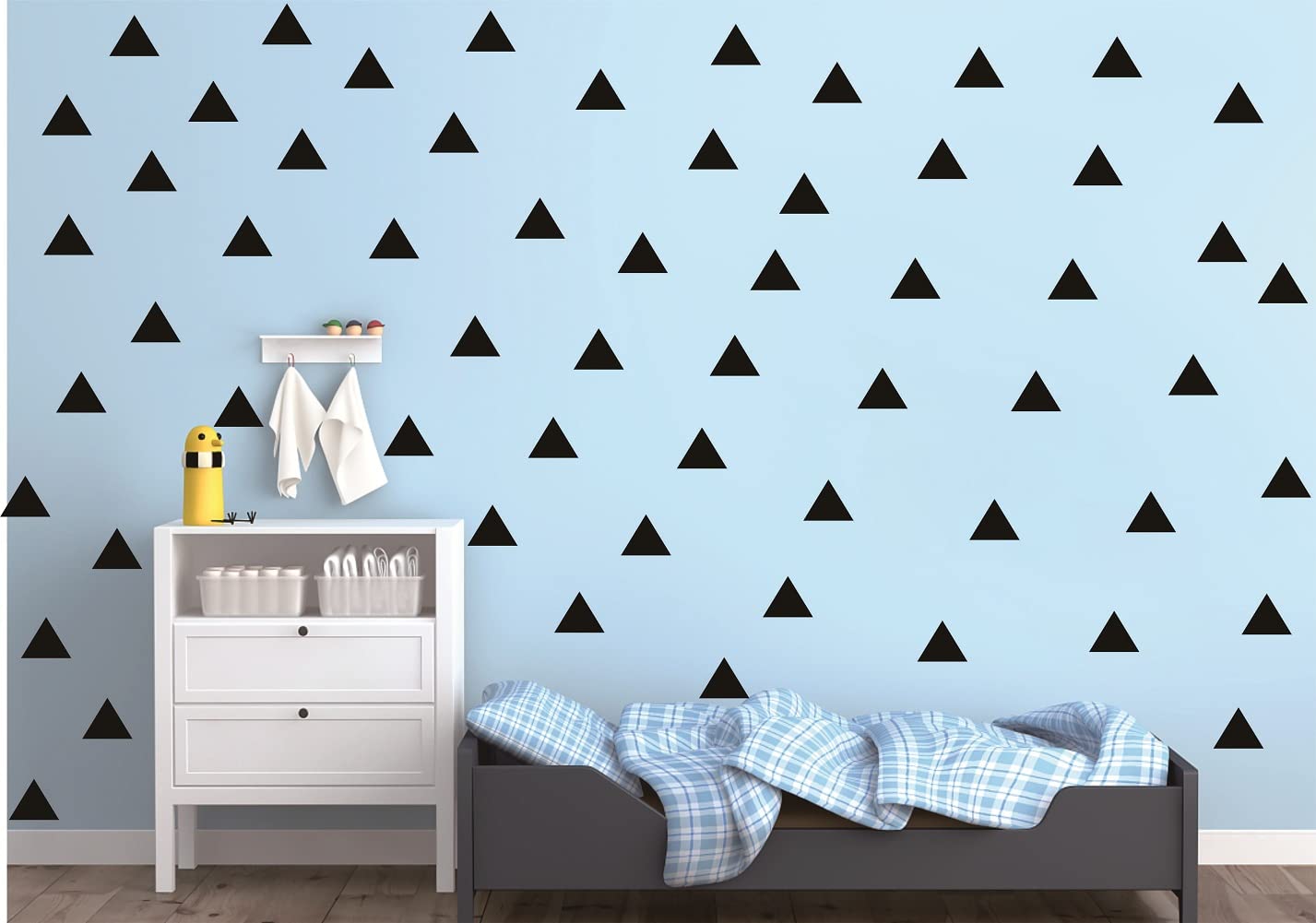 Little Triangles Wall Sticker for Kids Baby Room Decorative Decor Children Bedroom Nursery Wall Decal