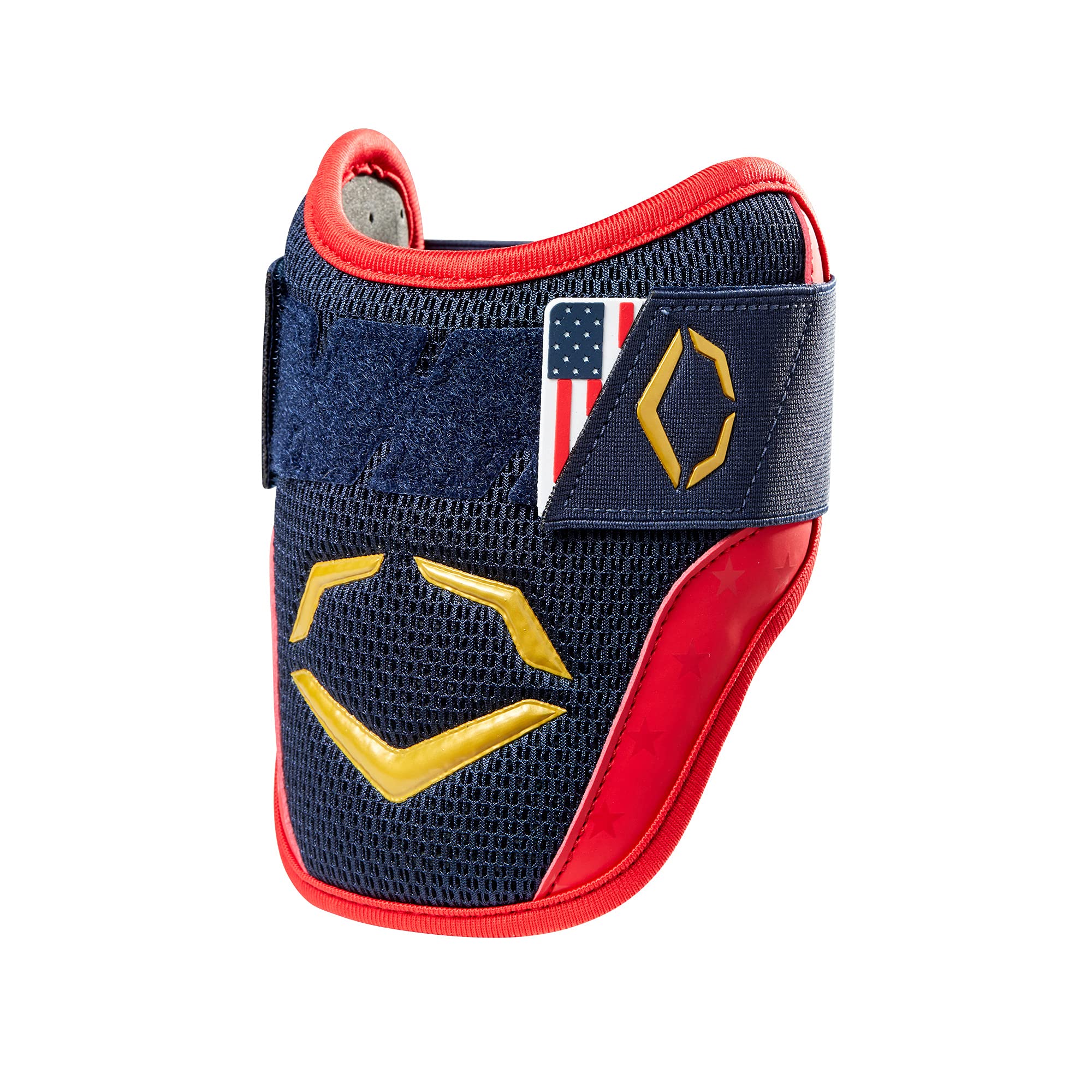 EvoShield X-SRZ USA Flag Batter's Elbow Guard - Large,USA/Navy/Red