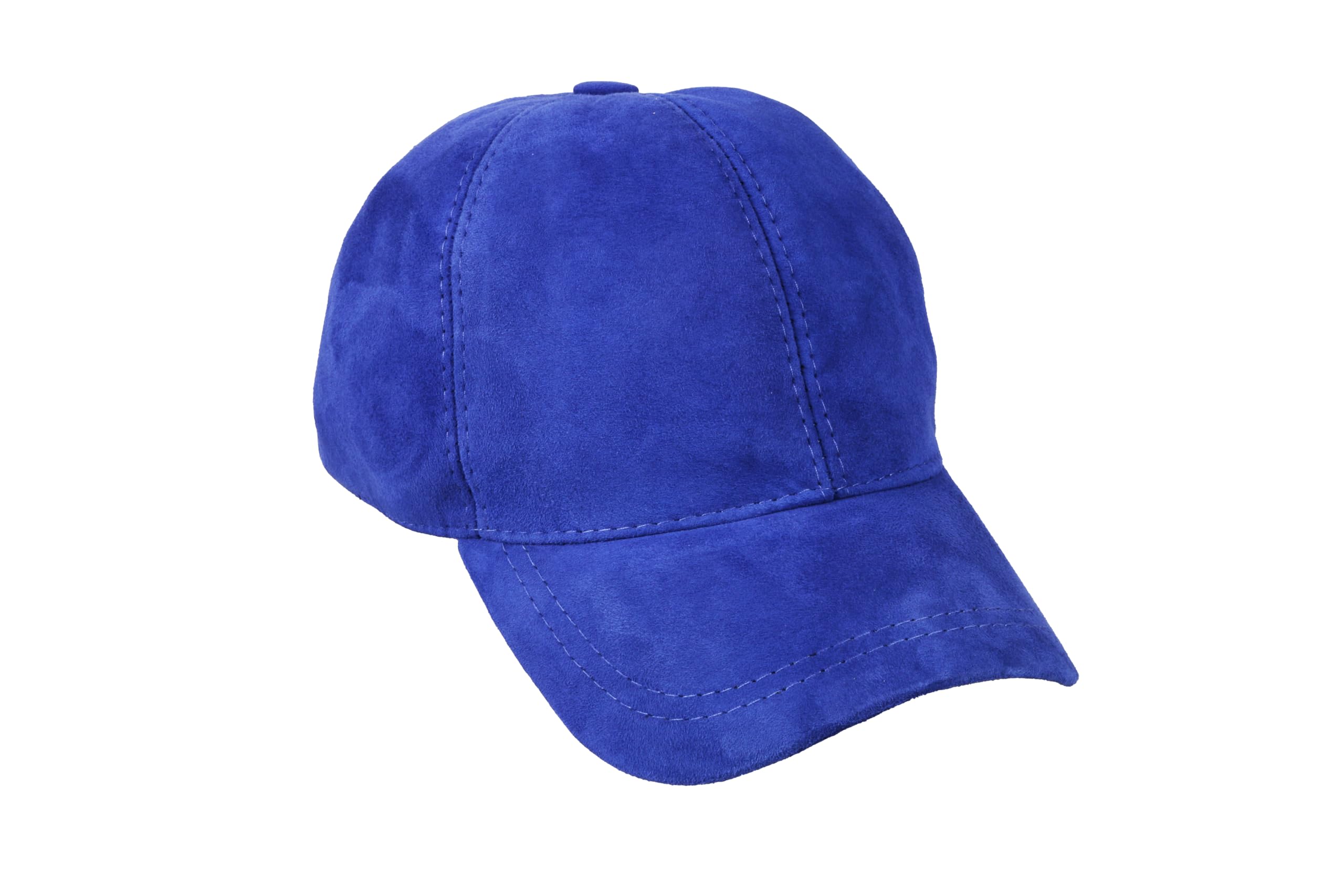 HATSQUARE Suede Leather Baseball Cap Adjustable Dad Plain Hat Stylish Classic for Women Men Unisex (Beige)