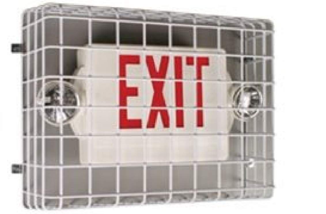 SAFETY TECHNOLOGY STI 9740 Exit sign damage stopper