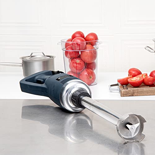 Restaurantware Hi Tek Stainless Steel Blending Shaft - Fits Variable Speed Immersion Blender - 16" - 1 count box