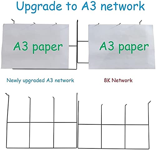 NEOCHY Drying Racks,Metal Wire Work Display Rack, Suitable for Kindergartens and Creative Studios, Paper and Magazine Oiling Air Drying 38-Layer/38 Floors