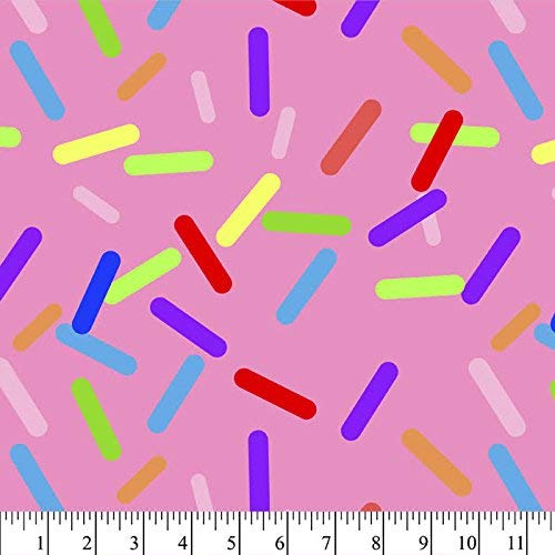 Sprinkles No-Sew Throw Anti-Pill Fleece Fabric Kit (50x60)