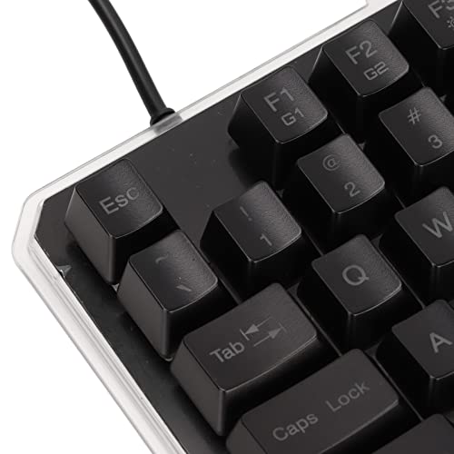 Ruining One Handed Keyboard, Portable Small Gaming Keyboard for Home for Office