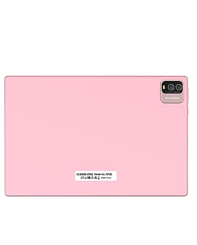 Tablet 10 Inch Android Tablets, 2 in 1 Tablet With Keyboard 64GB+4GB RAM 10.1" Tablets, 8MP Camera 6000mAh Battery, Include Keyboard/Mouse/ Case/ Stylus Pen/Tempered Film Wifi Tab Pink/Girl Tablet PC