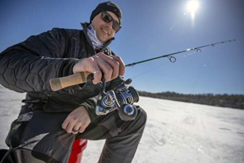 Fenwick Elite Tech Ice Fishing Spinning Rod, Blue, Cork, 42" - Medium Heavy - 1pc