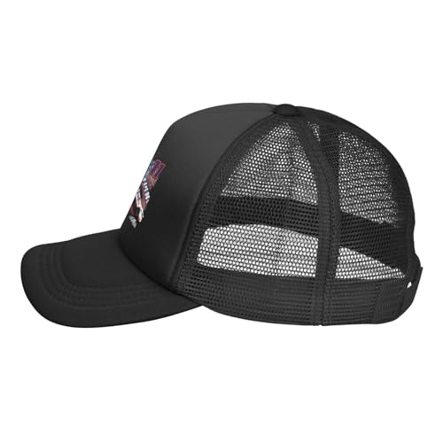 Denny Hamlin 11 Men's Adjustable Mesh Back Cap Curved Bill Snapback Mesh Baseball Cap Breathable Sun Hat