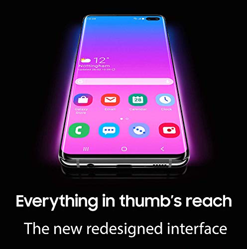 Samsung Galaxy S10e 128GB SM-G970F/DS Hybrid/Dual-SIM (GSM Only, No CDMA) Factory Unlocked 4G/LTE Smartphone - International Version No Warranty (Prism White)