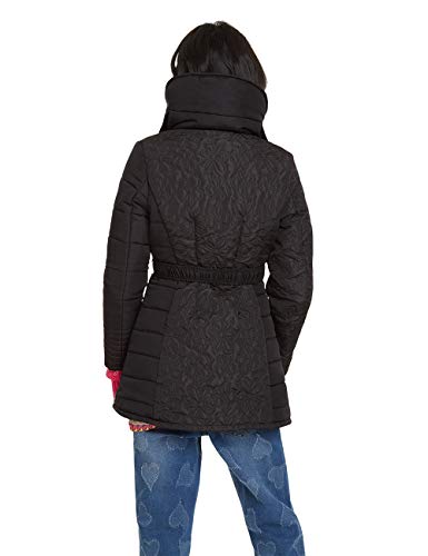 Desigual Girls' Little Coat ASAÍ, Negro, EU 5/6
