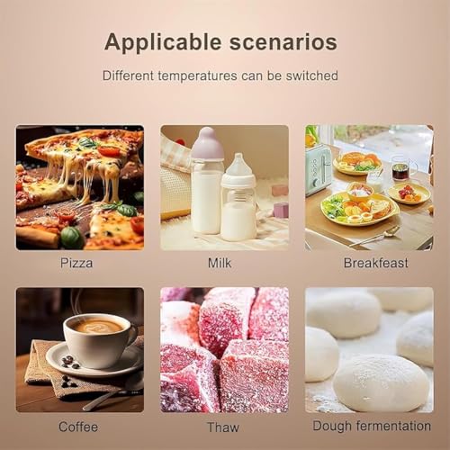 Miller Market Warming Mat, Miller Market Food Warming Mat, Silicone Warming Mat, Adjustable Warming Tray Miller Market, Adjustable, Foldable, Fast Heating (15 * 23.6inch-Black,1Pcs)