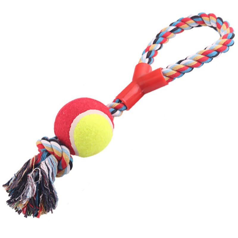 Kapmore Portable Puppy Chewing Ball - Funny Lightweight Dental Beneficial Dog Chew Toy for Interactive Training