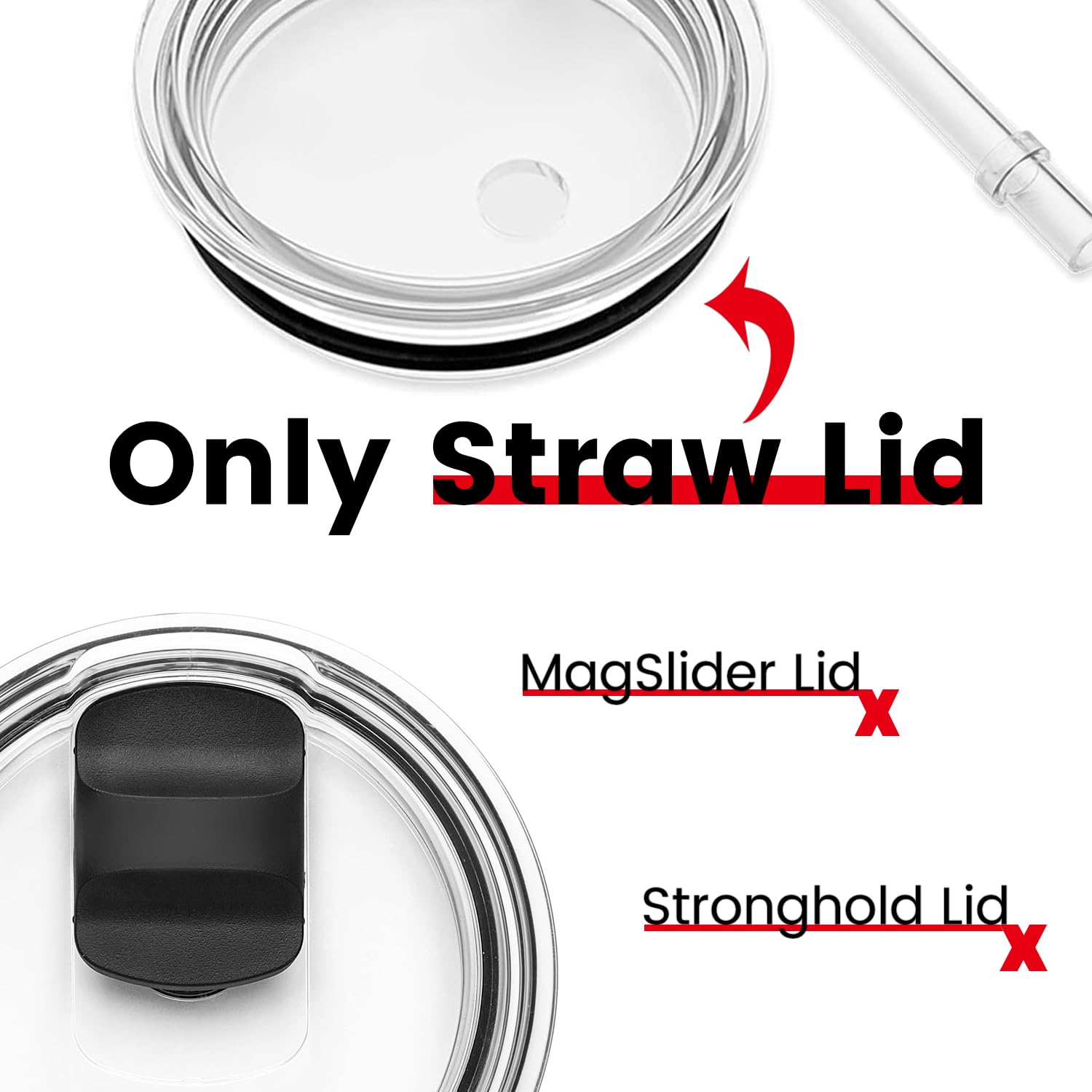 MIMORE Spill Stopper - 6 Pcs Leak Stopper for YETI Straw Cup 25oz, 26oz, 35oz, 42oz - Compatible with Rambler Straw Mug YETI Straw Cover