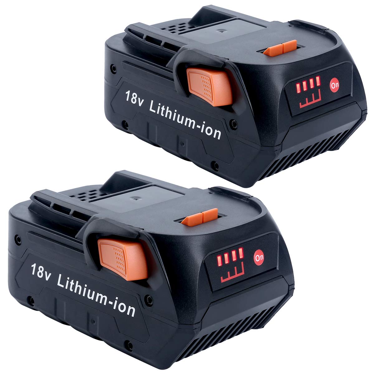 Epowon 2-Packs Replacement 6000mAh Lithium Ion Battery 18V for RIDGID 18Volts R840087 R840083 R840086 AC840085 Compact Power Tool Battery