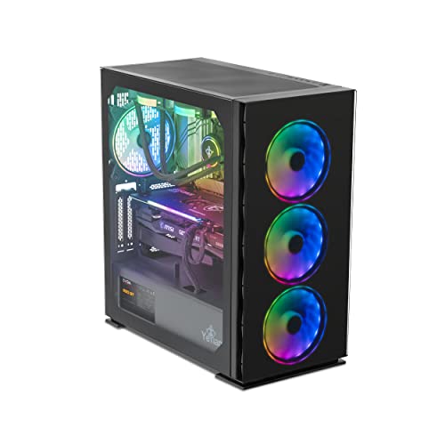 YEYIAN Yari X21 Gaming PC Computer, INTEL 12th Gen Alder Lake i9-12900KF 16-Core 3.2GHz, GeForce RTX 3080 10GB GDDR6X, 2TB NVMe Gen 4 SSD, 2TB 3.5β HDD, 32GB DDR5 4800MHz, 240mm AIO ARGB WiFi 6 BT 5.2