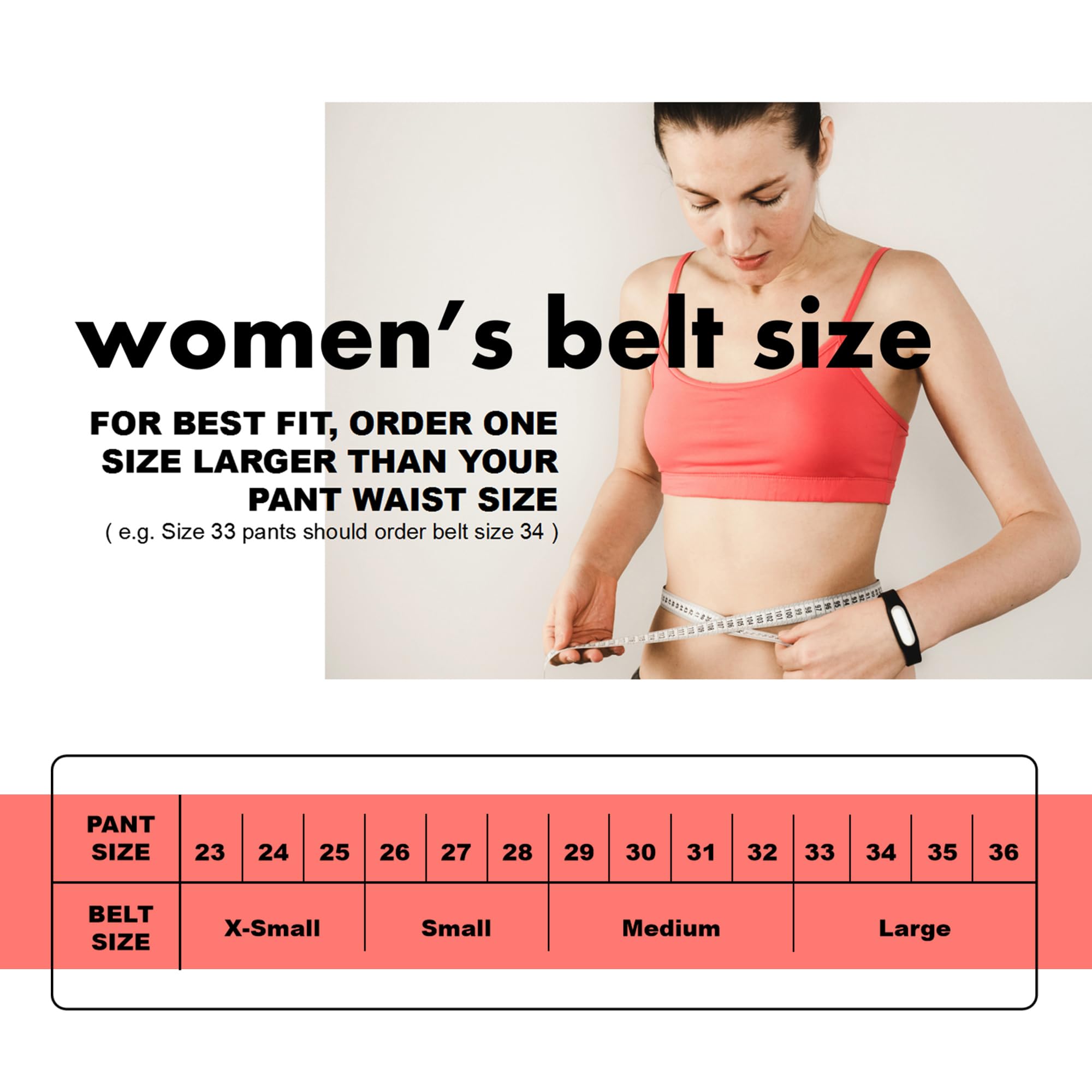 Earnda Women's Faux Leather Chic Belt for Ladies Jeans Black Medium