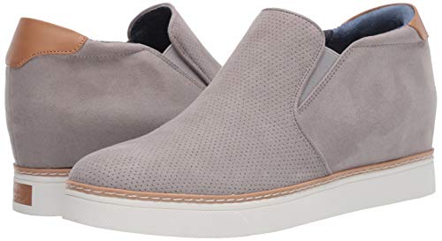 Dr. Scholl's Shoes Womens If Only Slip On Hidden Wedge Platform Sneaker,Soft Grey,9