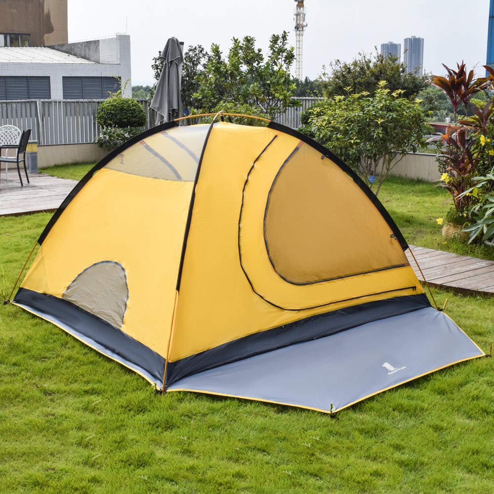GEERTOP Portable Ultralight Tent Footprint Waterproof Rain Fly Tarp Ground Sheet Mat for TopRoad 4 Plus Tent 4 Person