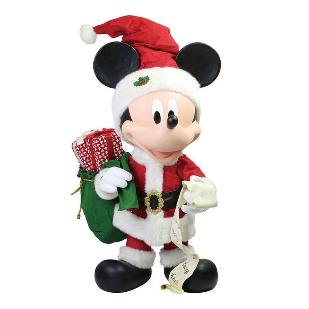 Department 56 Possible Dreams Disney Merry Mickey Mouse Showcase Figurine, 30 Inch, Multicolor