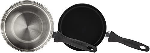 T-fal B1399663 Specialty Stainless Steel Double Boiler with Phenolic Handle Cookware, 3-Quart, Silver